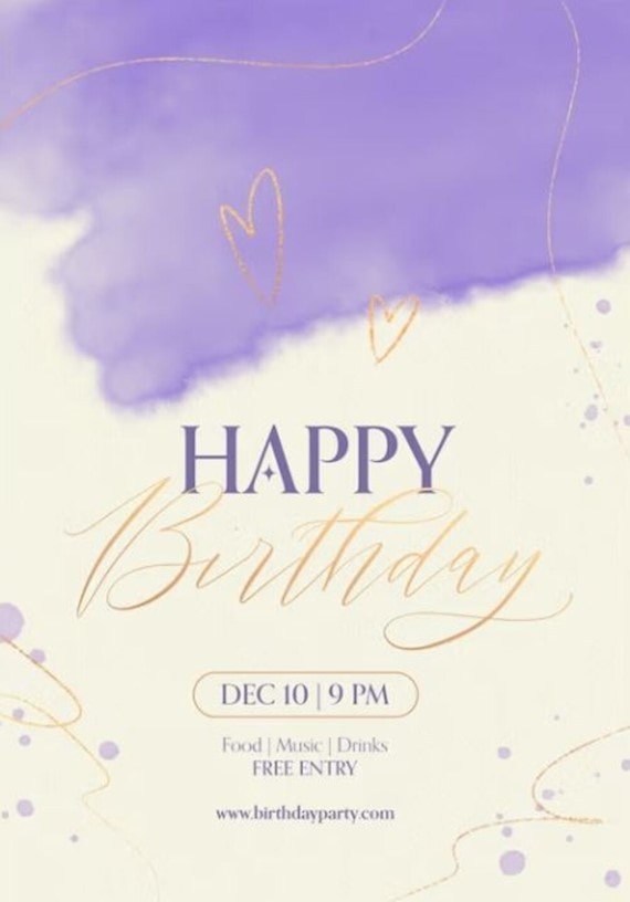Party Planning Made Easy: 25+ Free PSD Birthday Flyer Templates for Fun ...