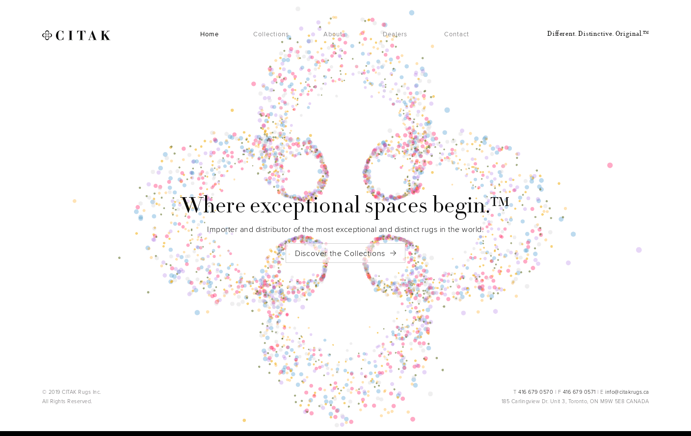 Citak Rugs Inc Website is a Web Design Inspiration