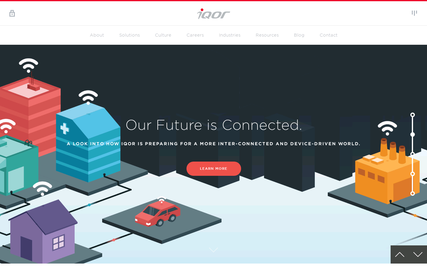 iQor Website is a Web Design Inspiration