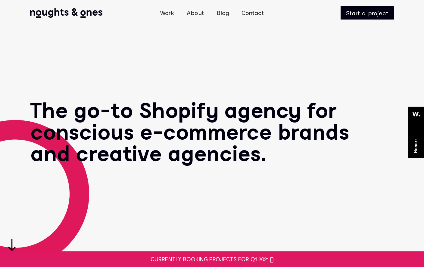 Noughts & Ones Website is a Web Design Inspiration